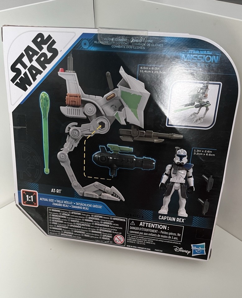 Star Wars Mission Fleet Captain Rex Clone Combat action figure with an ...