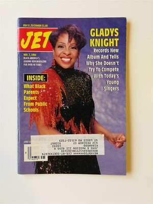 Jet Magazine November 7, 1994 - Gladys Knight - Black Parents & Public ...