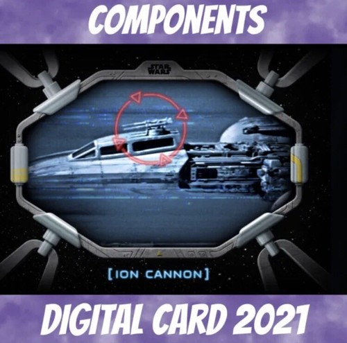Topps Card Trader Star Wars Ion Cannon Components Ship 2021 Digital | eBay
