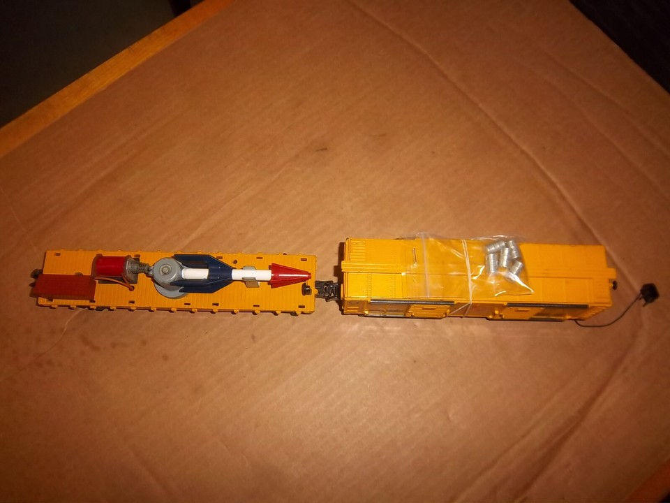 AMERICAN FLYER GILBERT S GAUGE # 25056 USM BOXCAR AND ROCKET LAUNCHER ...