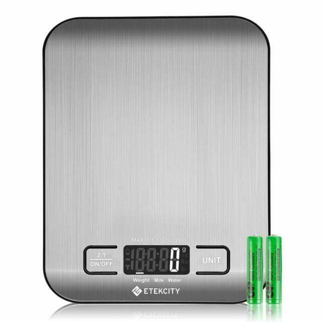 Etekcity EK6015 Small Digital Food Scale - Stainless Steel 705353152856 ...