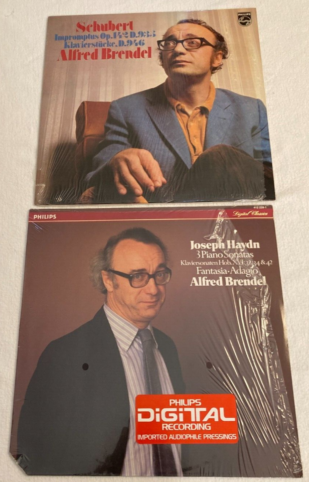 Vintage Vinyl Lot of 2 Alfred Brendel SCHBERT/ HAYDN Philips Stereo NM ...