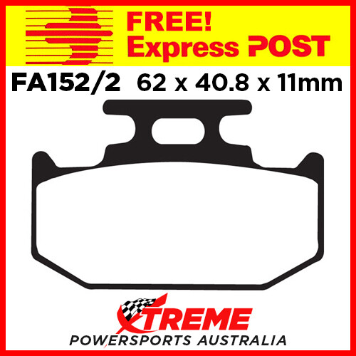 for Suzuki RM 250 N/P/R/S 92-95 EBC Organic Carbon Rear Brake Pads, FA152/2TT | eBay Australia