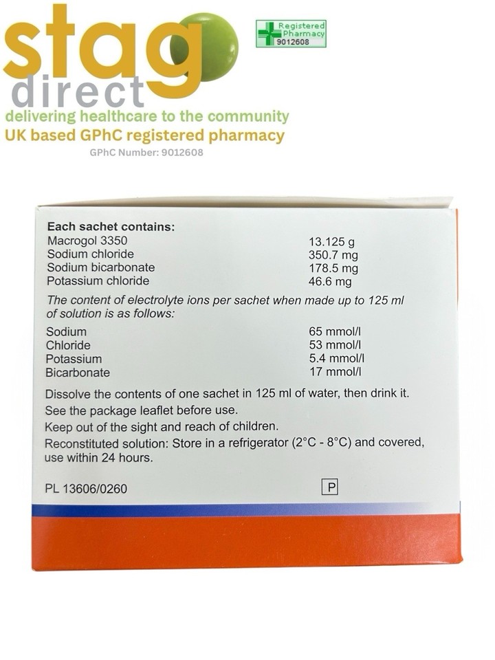 Stool Softener Laxative Orange Flavour Powder Sachets 30 Sachets - UK ...