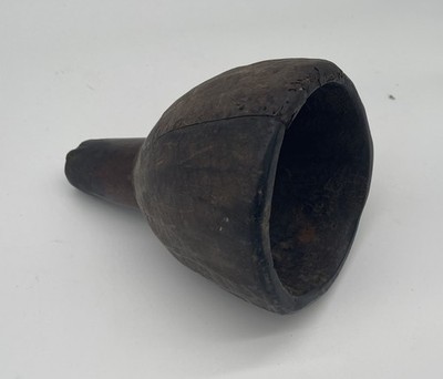 Vintage 18th Cent? Hand Carved Wood Funnel W Great Character American ...
