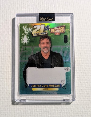 Jeffrey Dean Morgan '24 Wild Card Decades 21st Century 1/1 Card The ...