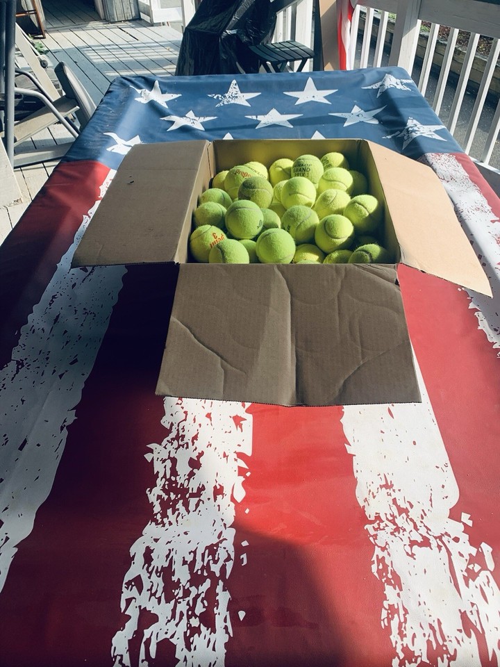 LOWEST PRICED USED TENNIS BALLS ON EBAY - BOX OF 100 ONLY $ 20. - Limit ...
