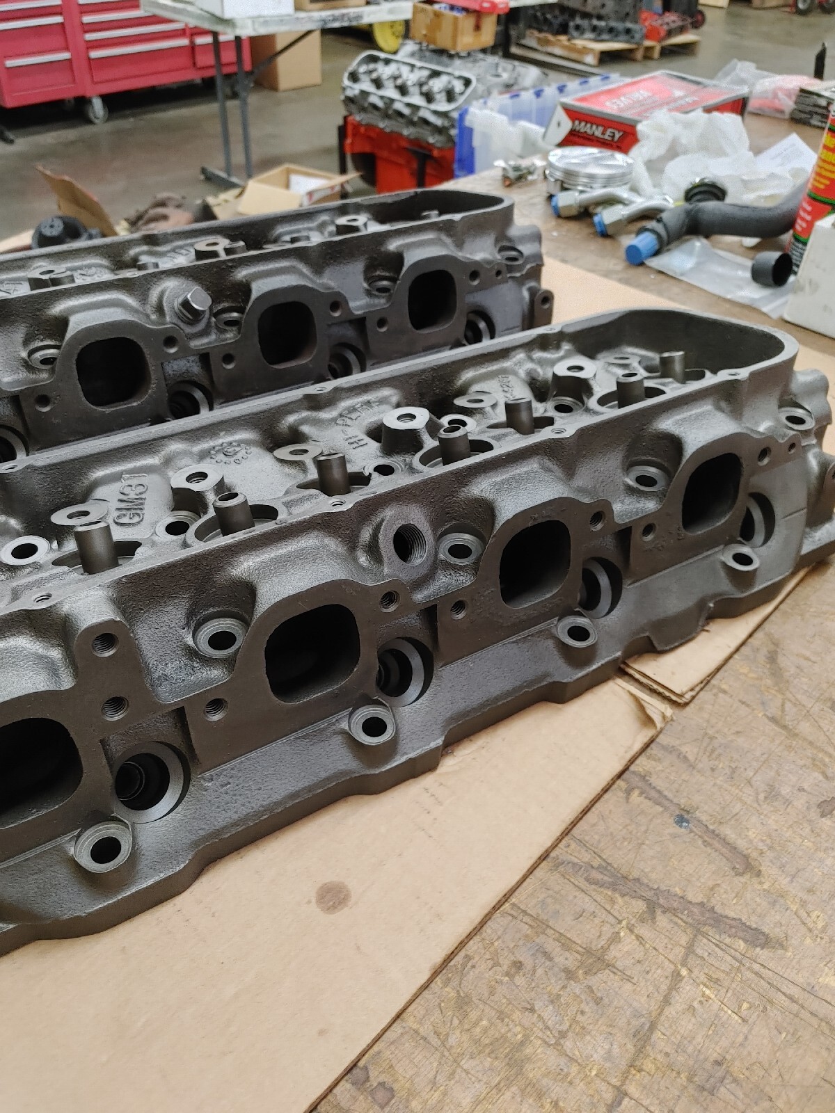 1969 1970 BBC Big Block Chevy 402 454 Rectangle Port Heads 3964291 291 ...