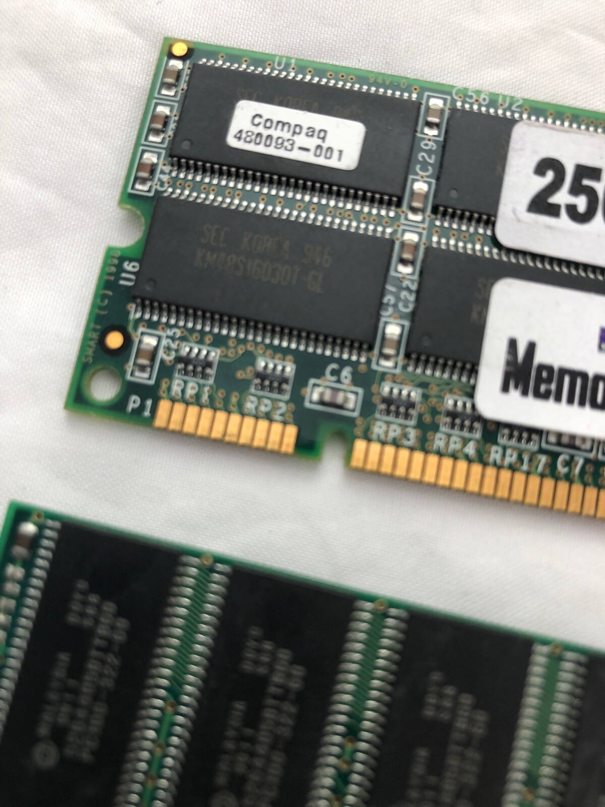 256MB PC-100 168-Pin ECC DIMM Memory Module (32x72) 256 MEGABYTE PC100 ...
