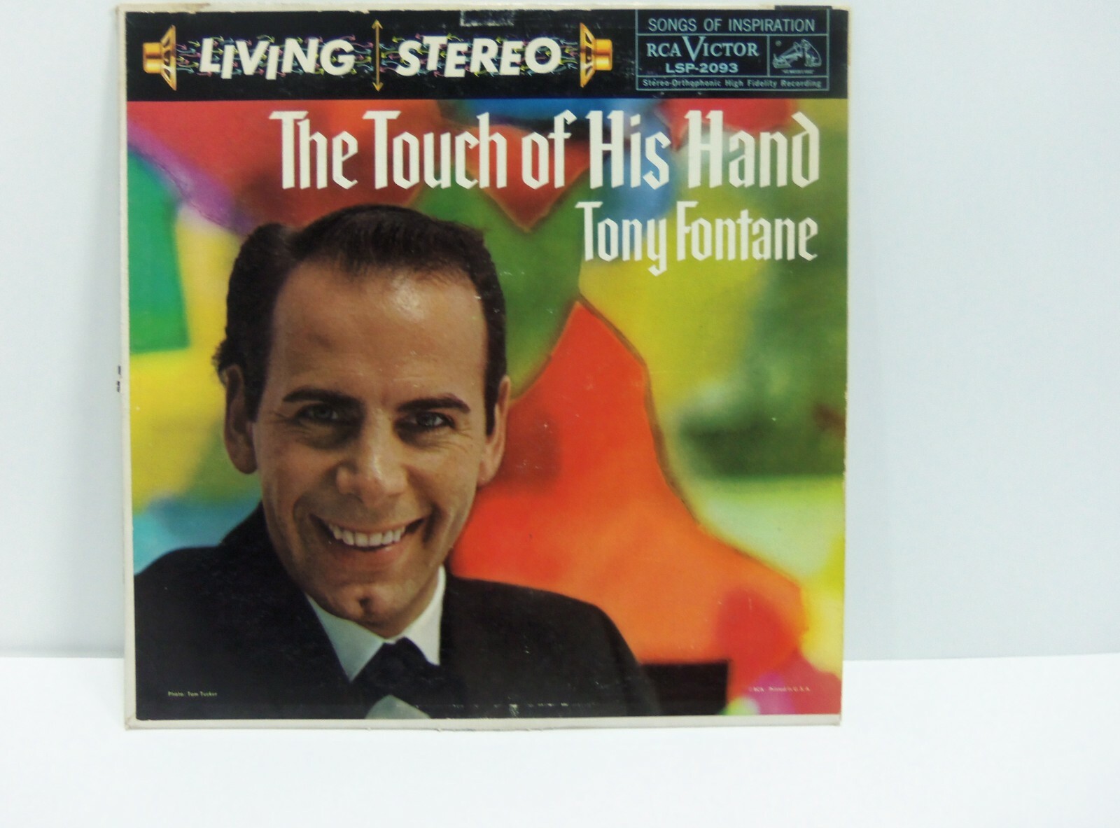 The Touch Of His Hand By Tony Fontane‎ LP Vinyl Record RCA Victor LPM ...