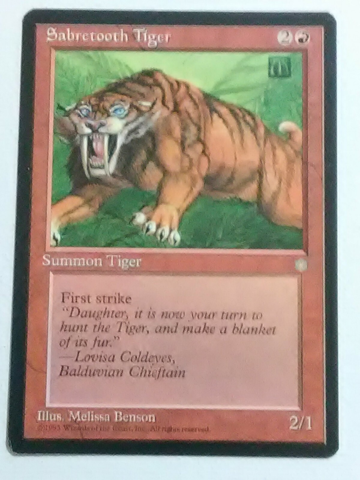 MTG Sabretooth Tiger Ice Age Regular Common for sale online | eBay