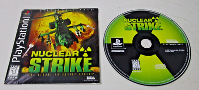 Nuclear Strike PS1 Loose Game CD w/ Manual 1997 EA | eBay