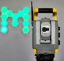 Trimble 600-ats ATS 600 Robotic Survey Total Station in Case W/ 12v ...