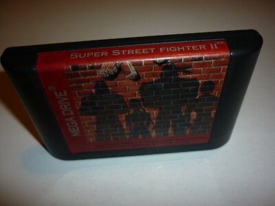 Sega Genesis Mega Drive Tectoy Brazil - Super Street Fighter 2 cart ...