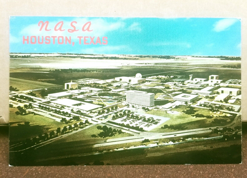 Vintage 1960's Postcard Aerial View NASA Houston Texas Headquarters | eBay
