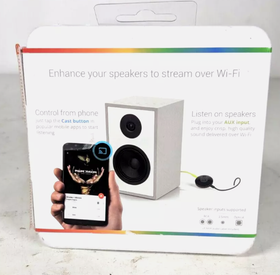 Google Chromecast Audio Media Streamer (RUX-J42) NEW Sealed ...