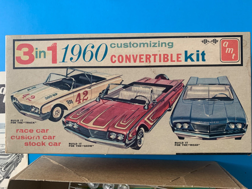 AMT MODEL CAR KIT 1960 EDSEL 3in 1 Customizing Convertible kit | eBay