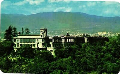 Vintage Postcard- Chapultepec Castle on "GRASSHOPPER HILL" MEXICO, D.F ...