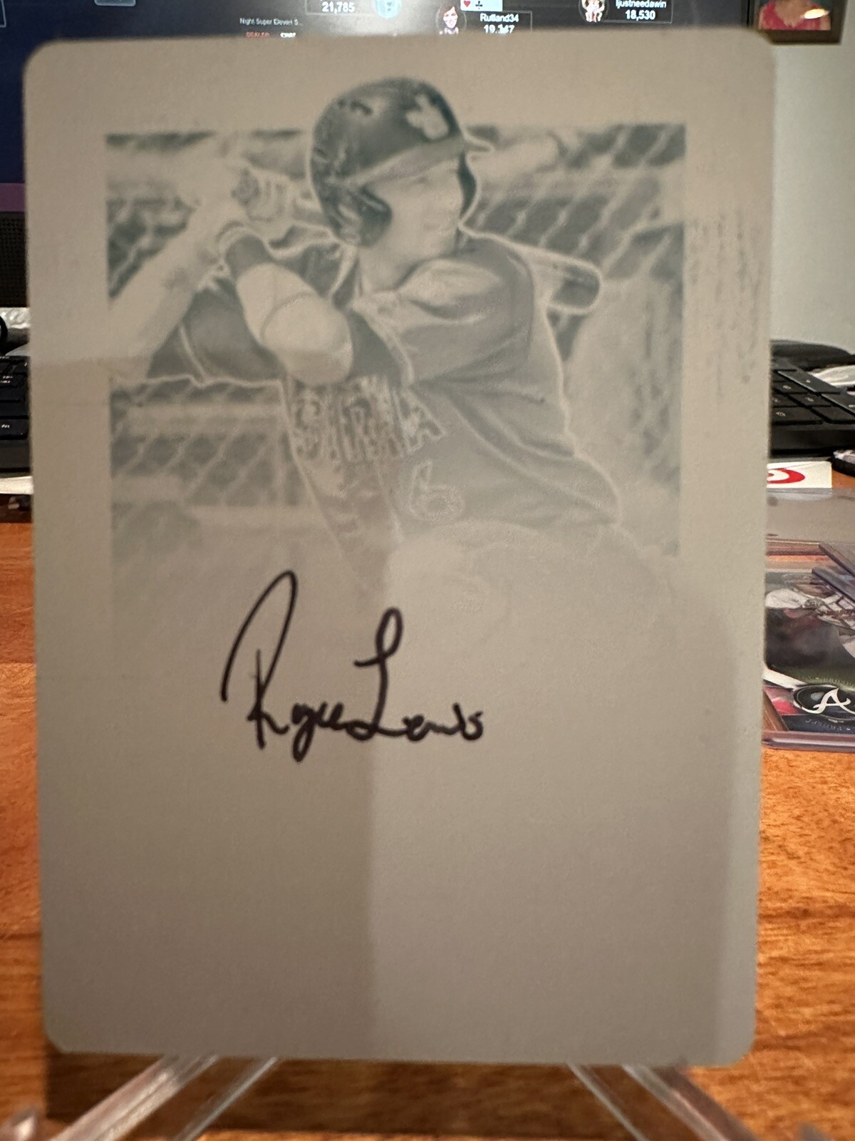 2017 PANINI CONTENDERS DRAFT ROYCE LEWIS AUTOGRAPH RC SP PLATE CYAN #1/ ...