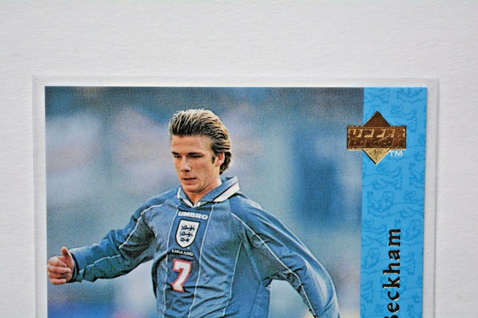Upper Deck Fußball England 1998 Trading Cards-David Beckham Rookie #18 ...