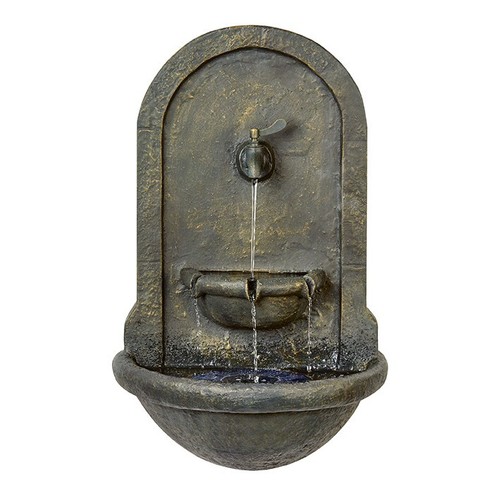 Solar Water Fountain LED Tap Solar Water Feature Home Garden Decoration ...