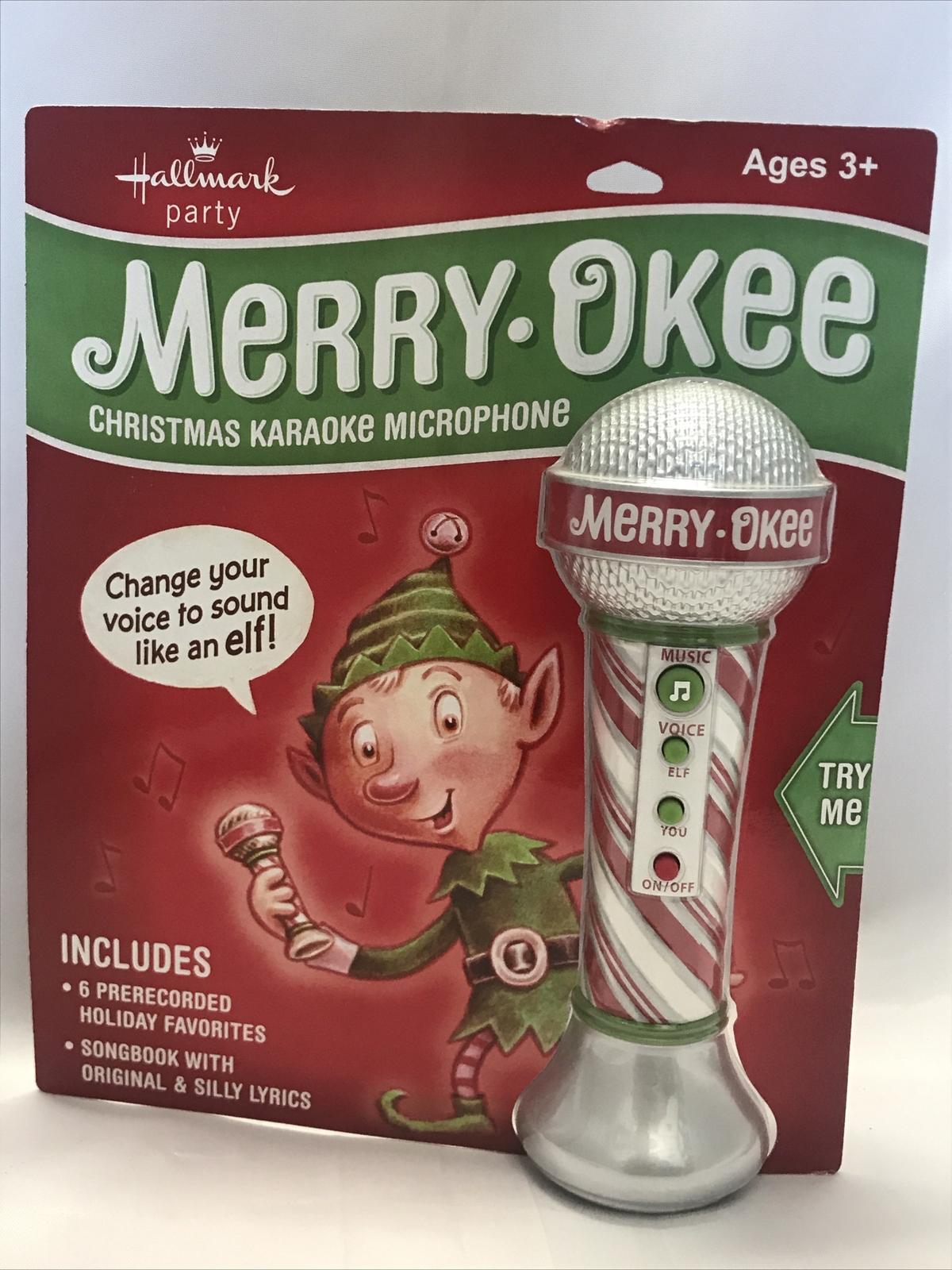 Hallmark Party Merry-Okee Christmas Karaoke Microphone | eBay