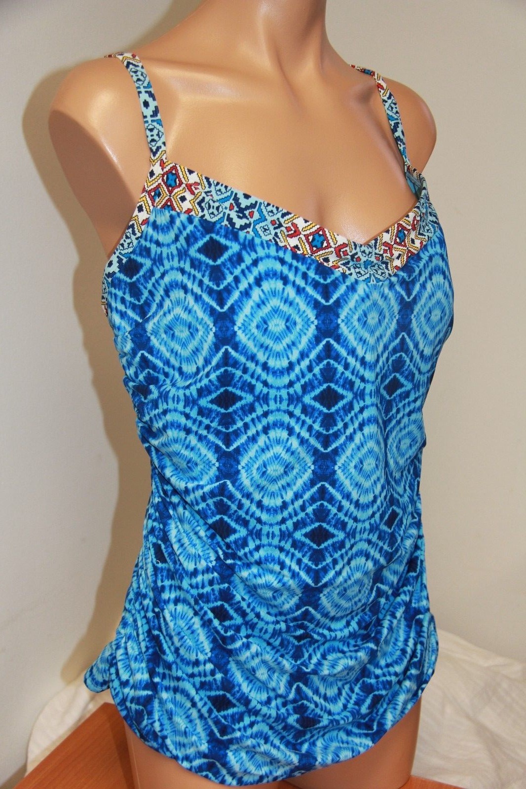 Nwt Bleu Rod Beattie Swimsuit Tankini Top Plus Sz 22w Tankini Blue
