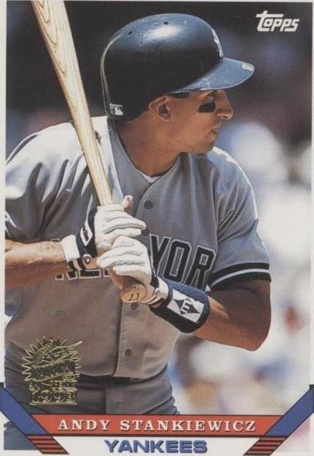 1993 Topps - Andy Stankiewicz #348 Inaugural Florida Marlins for sale ...