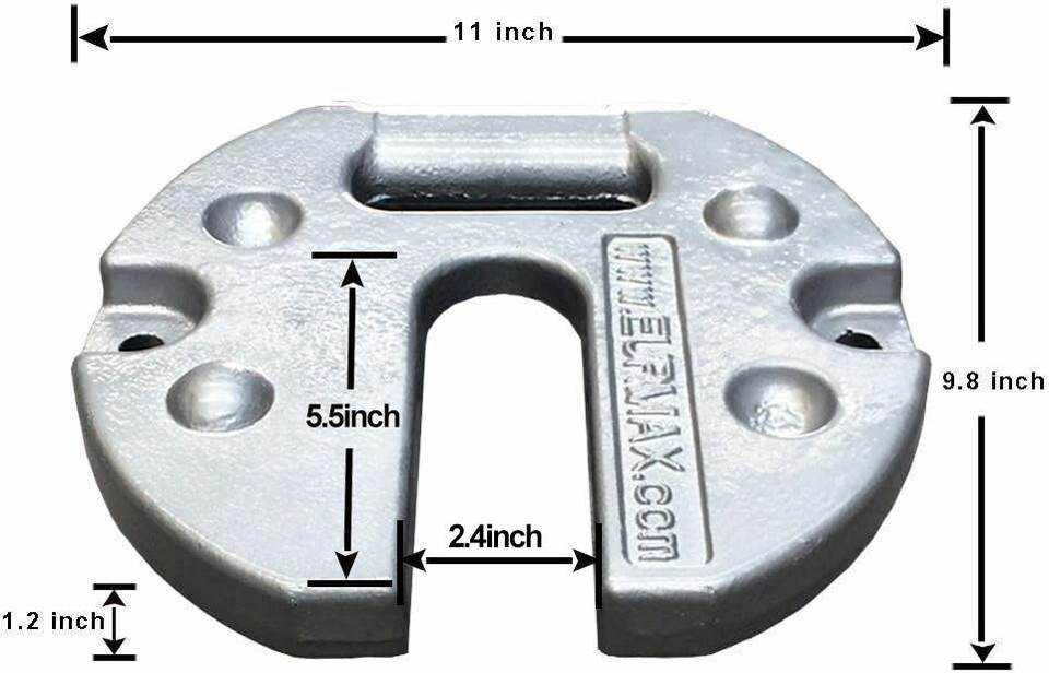 Canopy Weights Cast Iron Weight for Pop up Canopy Instant Tents, set of ...