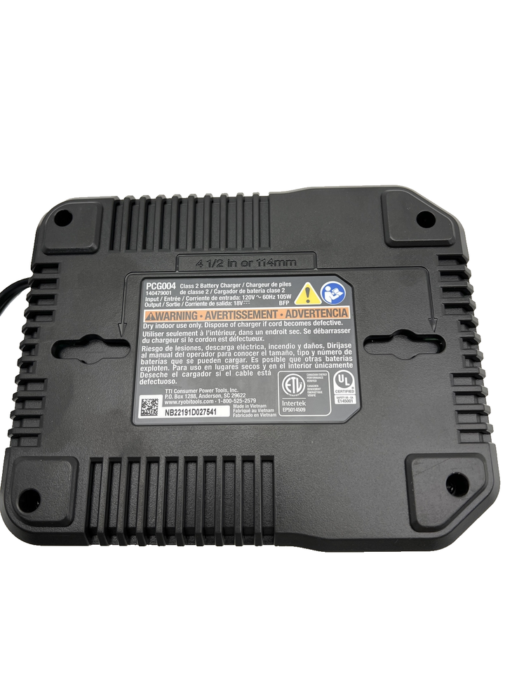 RYOBI ONE+ 18V Fast Charger PCG004 Tool Only (OB) | eBay