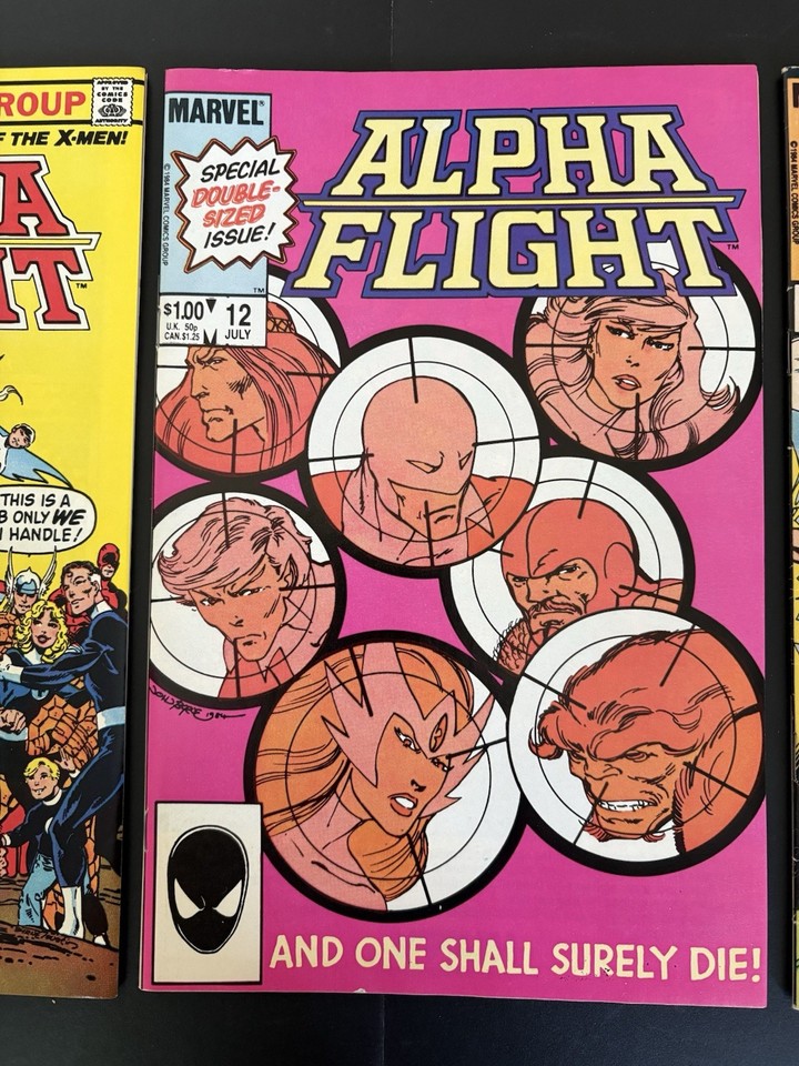 Alpha Flight Lot of 3: #1, 12, 16 (Marvel 1983) 1st App Puck Marrina ...
