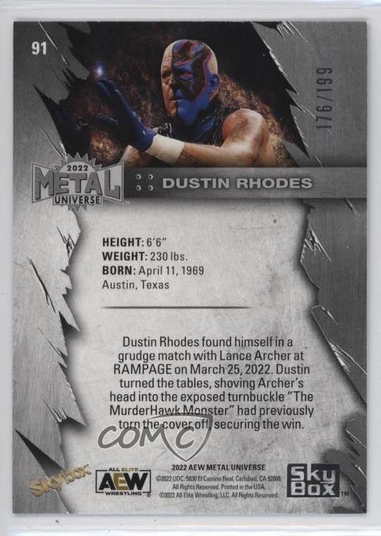 2022 Skybox Metal Universe AEW All Elite Wrestling Purple Spectrum ...