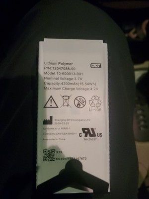 12047088-00, 10-600013-001 Battery for Vivint VS-SH2000-C00 Smart ...