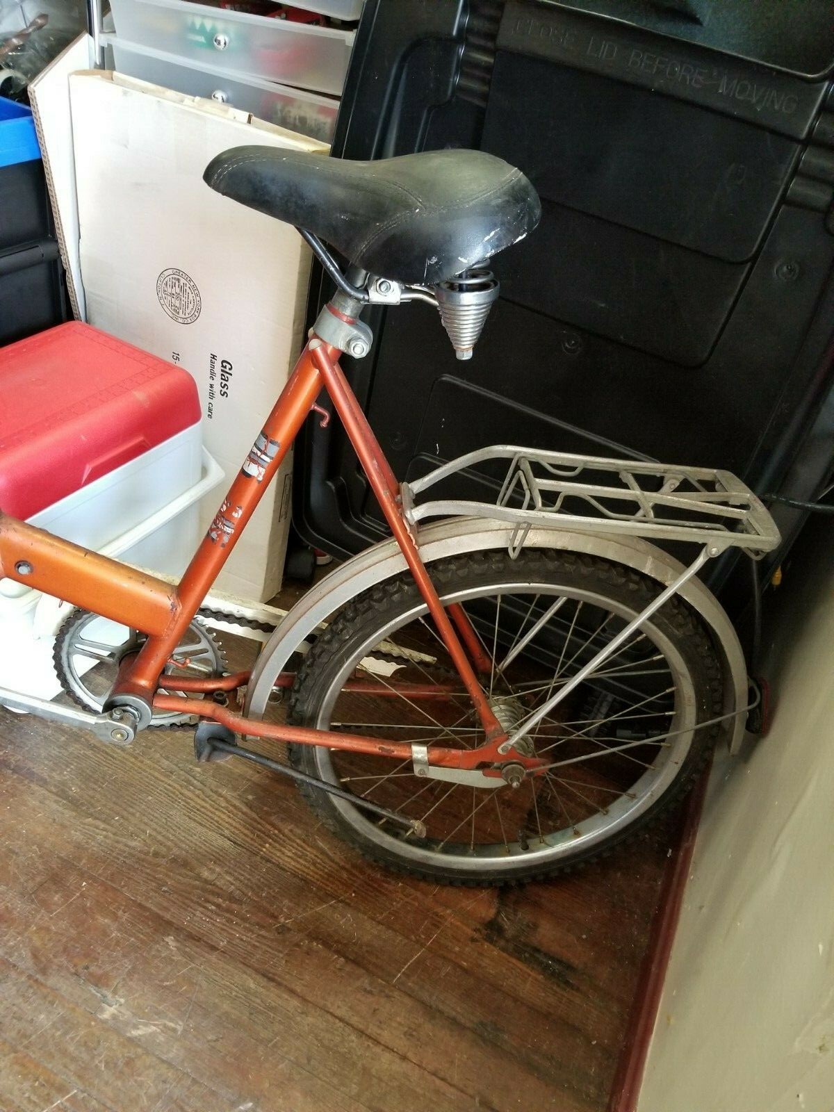 1970s JC Penney Auto-Mini Folding Bicycle Rare w/ Monkey Bars & Rear ...