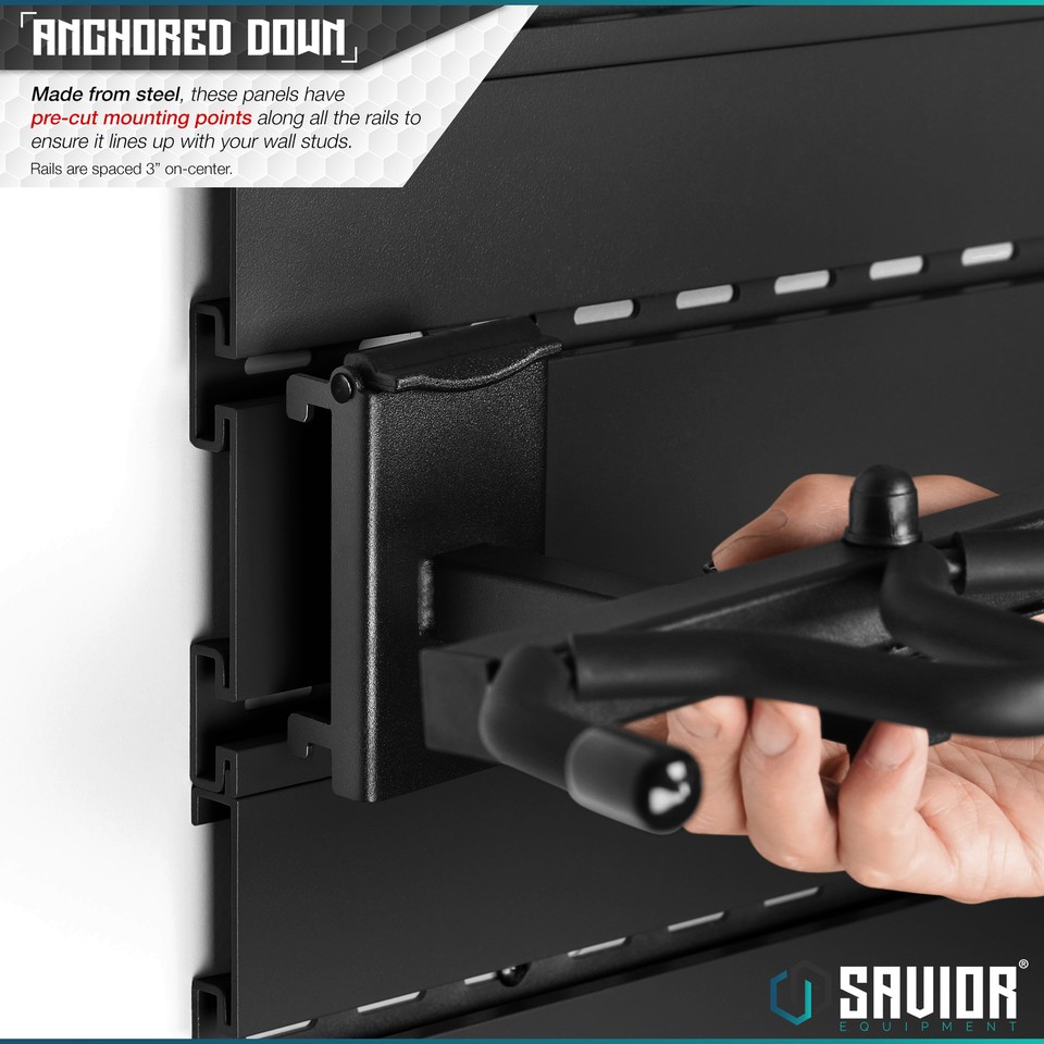 Savior Wall Rack System Slatwall Only DIY Kit Rifle Pistol Firearm ...