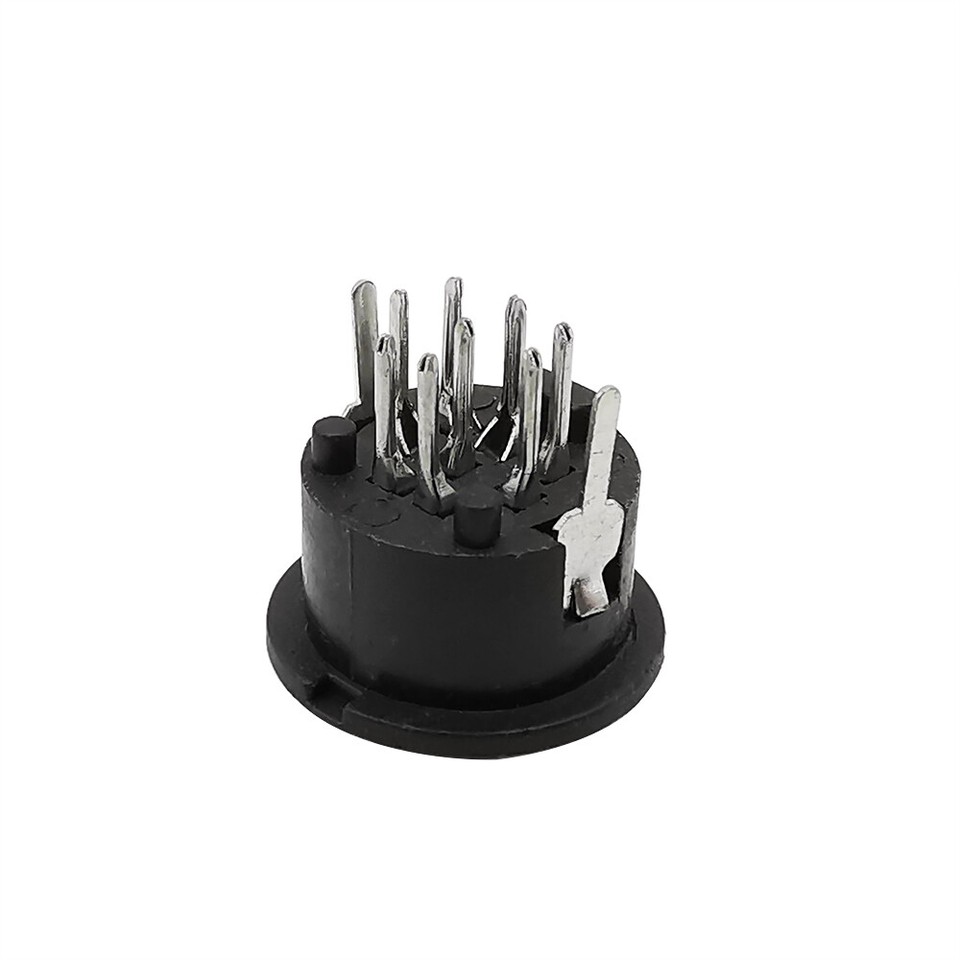 8 Pin Mini DIN Female Socket Connector 8Pin Jack Mini Terminal Adapter ...