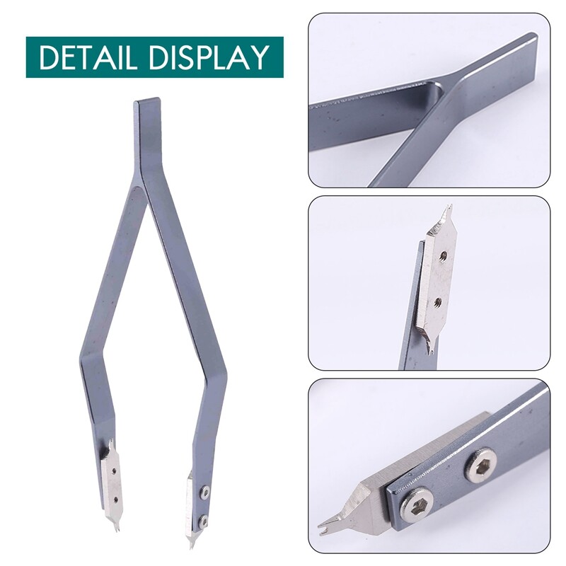 Stainless Steel 7825 V Type Watch Spring Bar Tweezers for Watch Repair ...