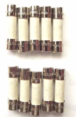 Fuse 4a 20mm HBC Ceramic T4A H 250v Anti surge time delay x10pcs | eBay UK