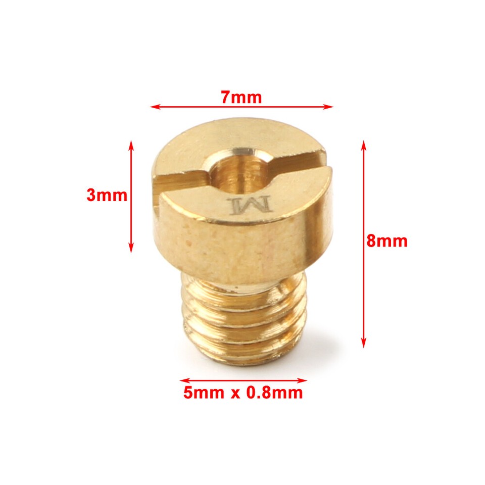 50-68 M5 Main jet For Dellorto Carburetor SHA SHB UA UB PHBG VHB-CS ...