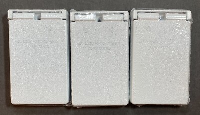 PACK OF 3 *****Sigma BOX COVER (WHITE) VERTICAL MOUNT GFCI ***ALL ...