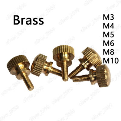 Brass Knurled Thumb Screws M3 M4 M5 M6 M8 M10 | eBay