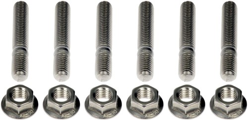 Dorman 03133HP Exhaust Flange Stud Kit - M10-1.5 x 62mm Stainless Steel ...