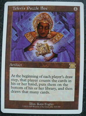 MAGIC THE GATHERING (MTG) ~TEFERI'S PUZZLE BOX 6TH EDITION | eBay