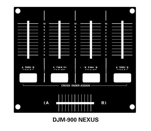 1PCS DJM-900 NEXUS SRT NXS2 Fader Panel Protective Film | eBay