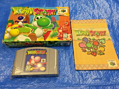 Authentic Nintendo 64 Yoshi's Story in Box N64 | eBay