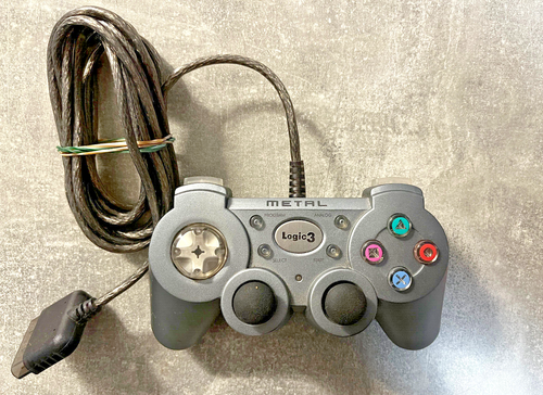 Logic 3 Metal Pro PlayStation 1 Controller PS2 Controller | eBay.de