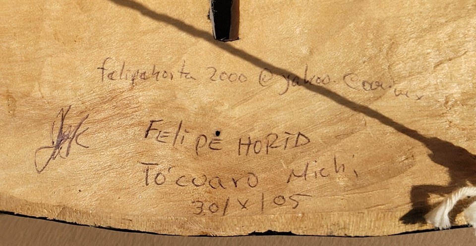 Michoacan Felipe Horta MASK Tocuaro Mexico Signed | eBay