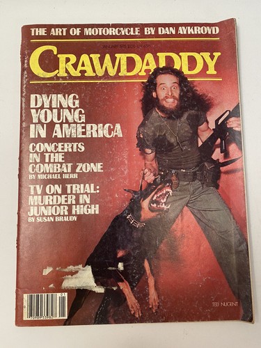 Crawdaddy Magazine Jan 1978 Ted Nugent Dan Aykroyd Concerts In Combat ...