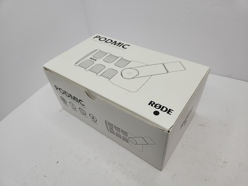 Rode PodMic Dynamic Podcasting Microphone Pod Cast Mic XLR Type | Open ...