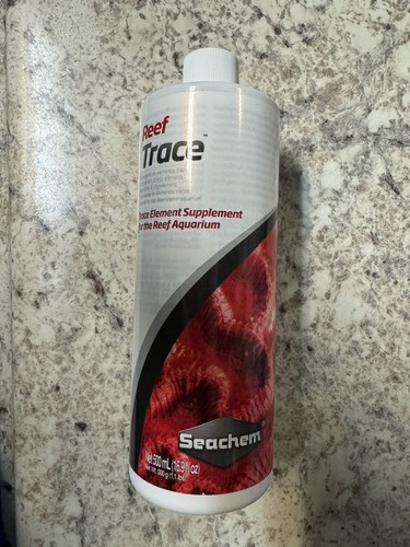 Seachem Reef Trace Element Supplement for Reef Aquarium 16.9oz 500ml ...